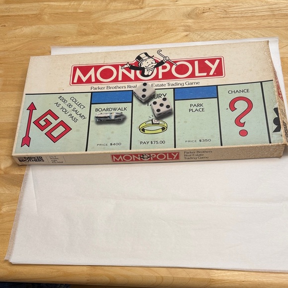 Monopoly | Games | Classic Monopoly Board Game Red Blue White | Poshmark